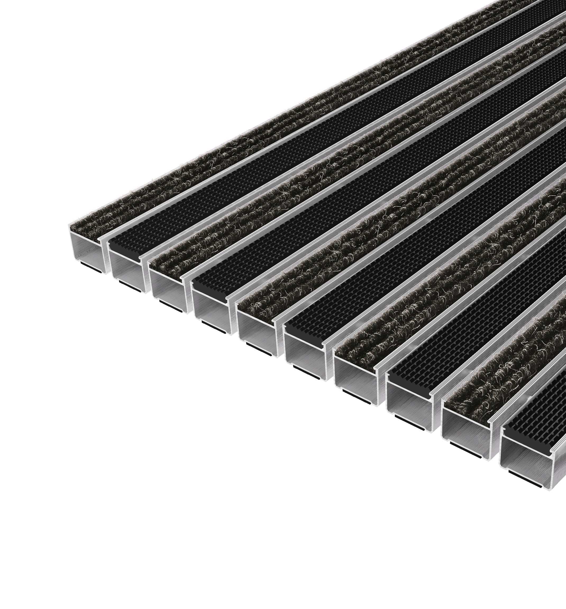 Top Clean CLASSIC 27 with Ribbed Carpet and Grooved Rubber - GEGGUS