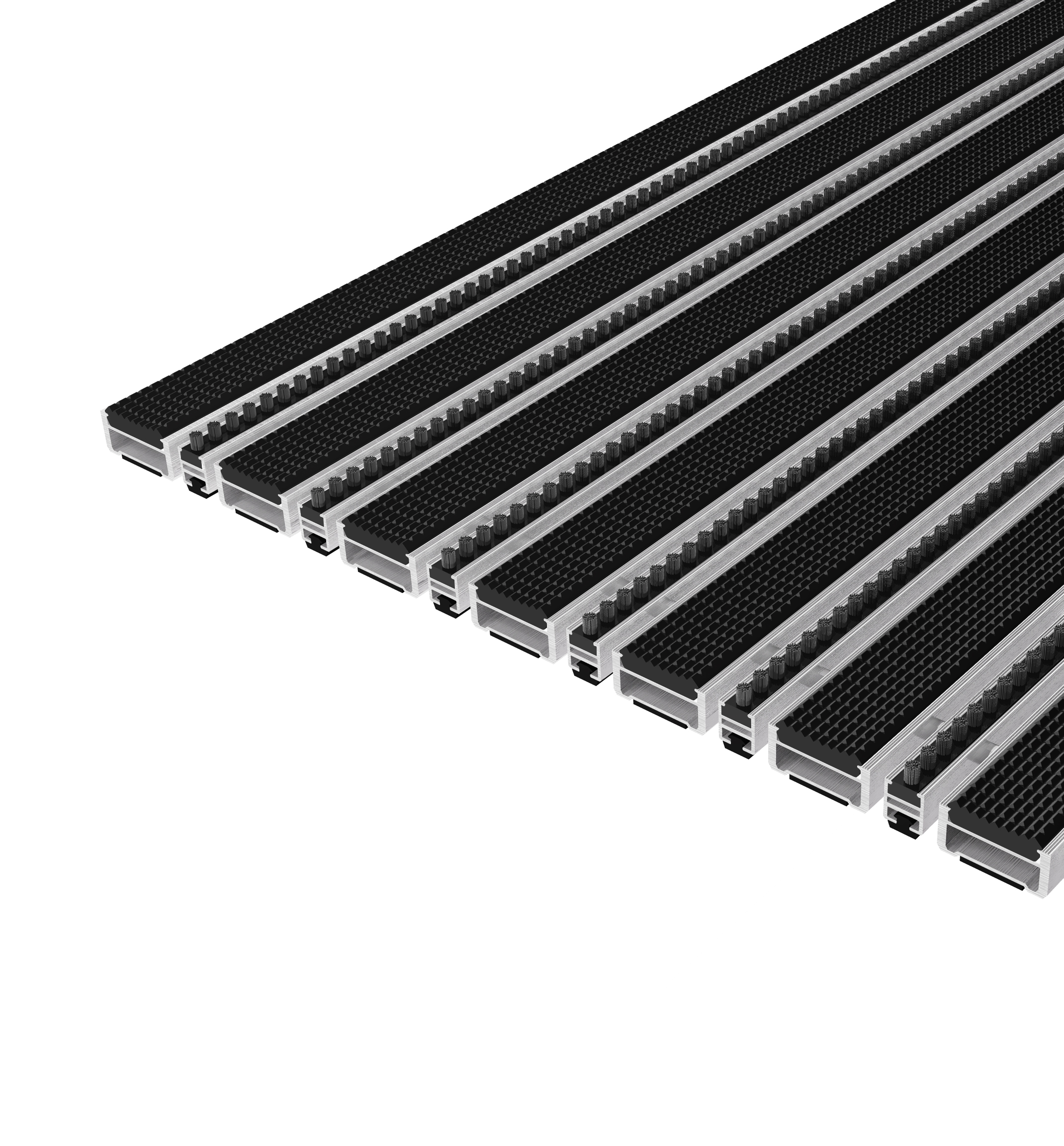 Top Clean ROBUST 17 with Grooved Rubber and Brush Strip - GEGGUS