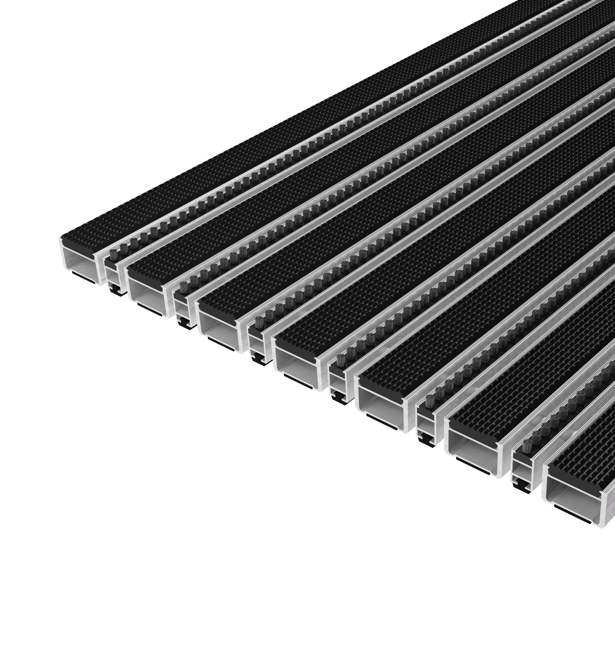 Top Clean ROBUST 22 with Grooved Rubber and Brush Strip - GEGGUS