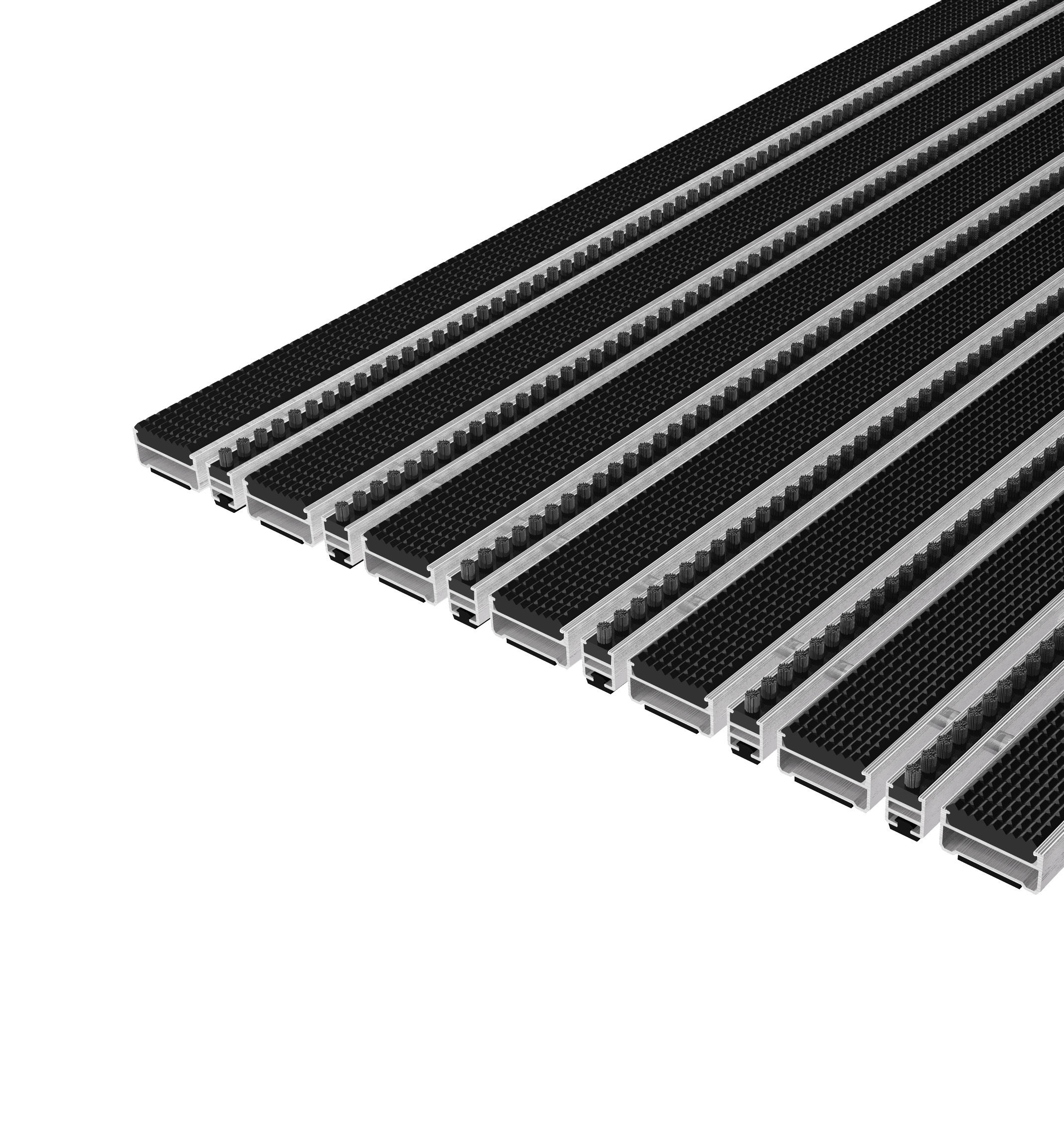 Top Clean CLASSIC 17 with Grooved Rubber and Brush Strip - GEGGUS