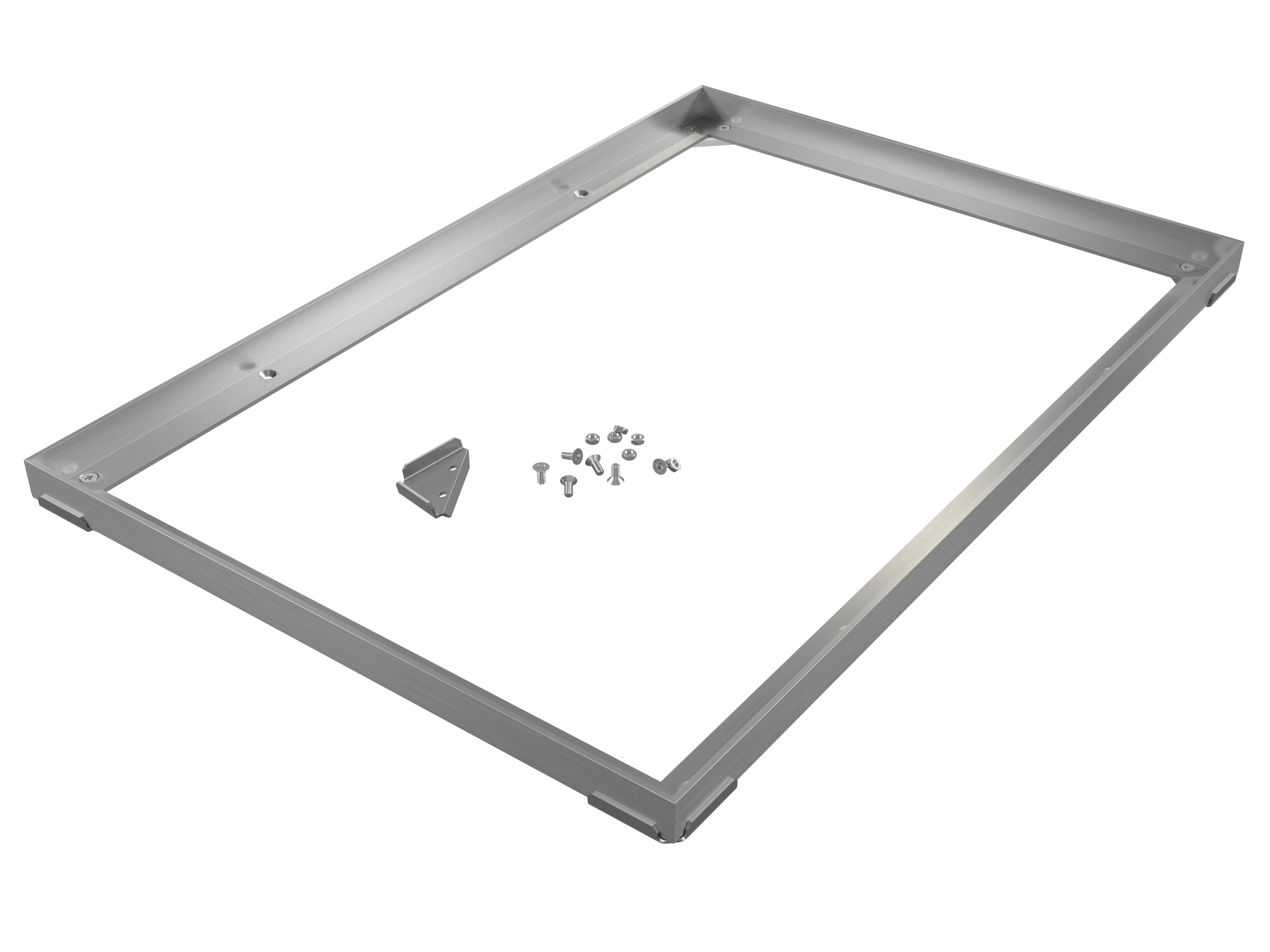 SPEZIAL Angle Frame 25 Stainless Steel, 25 x 20 x 3 mm, with rounded ...